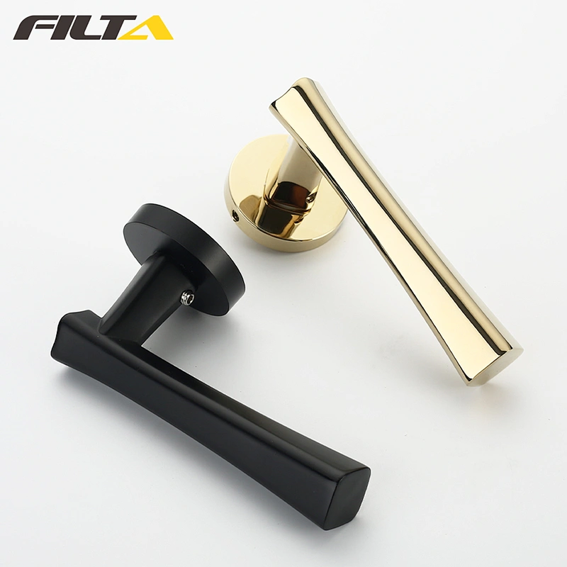 Filta Luxury Modern Design Interior Lever Door Handle Lock For Bathroom ...